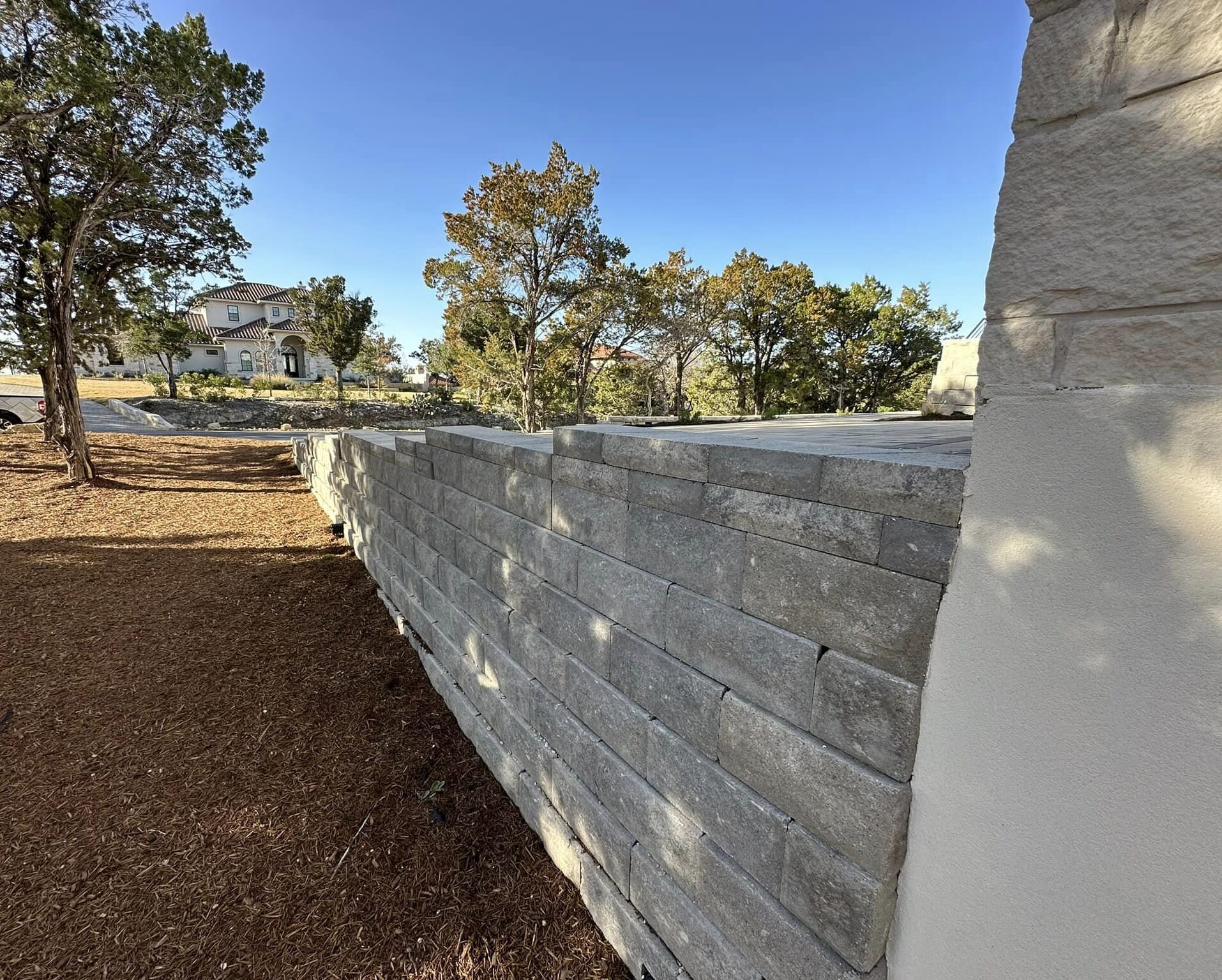 Retaining Wall Installation - Signature Pavers